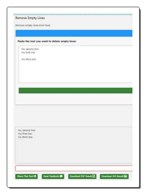 10 Best Free Remove Empty Lines Online Services 10 Best Free Remove Empty Lines Online Services