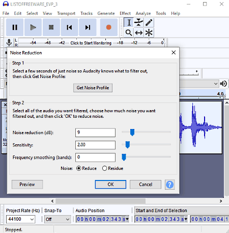 6 Best Free EVP Enhancement Software For Windows